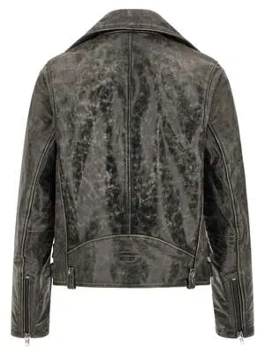 DIESEL® L-eon-cjcm' Leather Biker Jacket