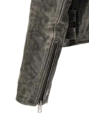 DIESEL® L-eon-cjcm' Leather Biker Jacket
