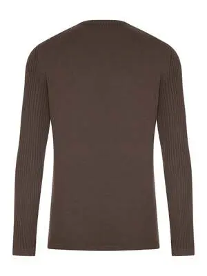 Prada Wool Sweater With Re-nylon Pocket