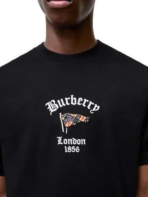 Burberry Cotton T-shirt With Front Logo