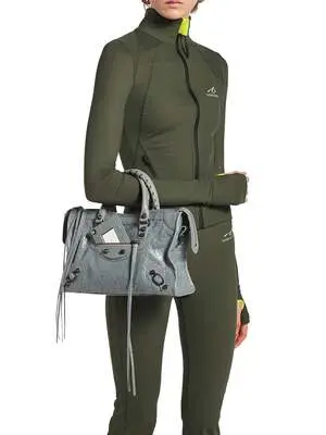 Balenciaga Le City Small Bag In Arena Lambskin - Multicolor