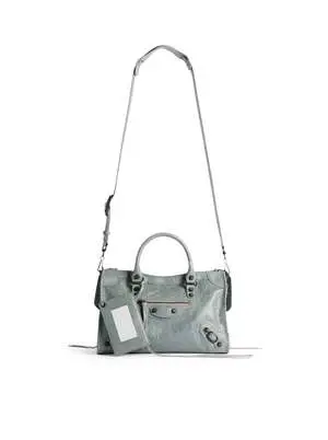 Balenciaga Le City Small Bag In Arena Lambskin - Multicolor