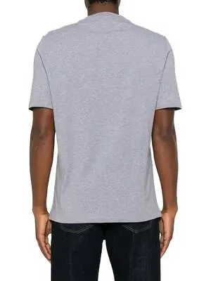 Brunello Cucinelli Cotton T-shirt With Contrasting Logo Print