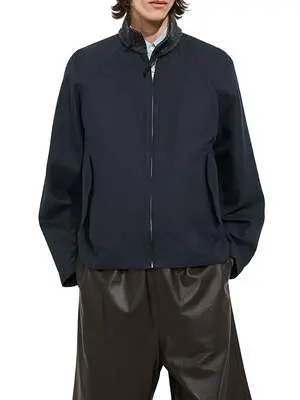 Bottega Veneta Cotton Gabardine Harrington Jacket