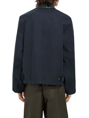 Bottega Veneta Cotton Gabardine Harrington Jacket