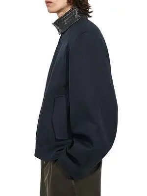 Bottega Veneta Cotton Gabardine Harrington Jacket