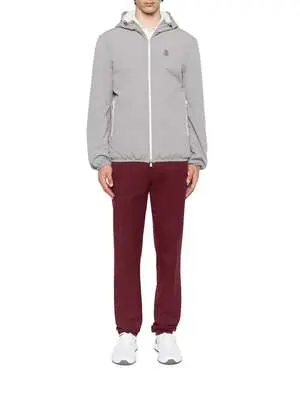 Brunello Cucinelli Technical Fabric Jacket With Hood