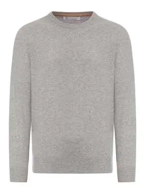 Brunello Cucinelli Brunello Cucinelli Essential Crew Neck Cashmere Sweater Multicolor