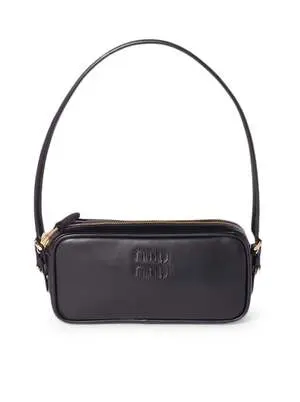 Miu Miu Leather Pouch - Black