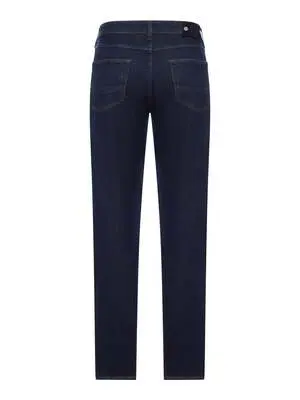 Stone Island Slim Fit Jeans With Compass Logo