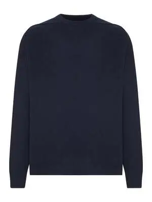 MAISON MARGIELA Maison Margiela Virgin Wool Crewneck Sweater Blue