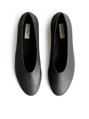 TOTEME Nappa Slip Ballet Flats - Black