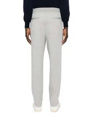 Brunello Cucinelli Double-band Cotton, Cashmere And Silk Sweatpants