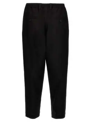 Marni Tropical Wool Cropped Pants - Black