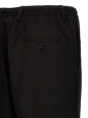 Marni Tropical Wool Cropped Pants - Black