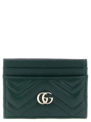 Gucci Gg Marmont' Card Holder - Green