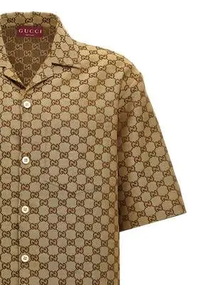 Gucci Gg' Shirt - Cream