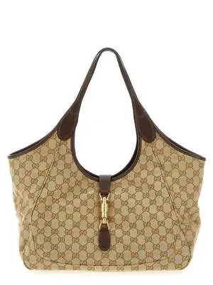 Gucci Medium 'mercato' Shopping Bag - Cream