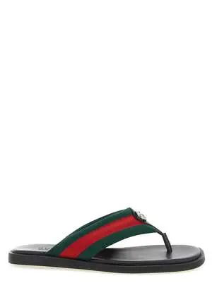 Gucci Incrocio Gg' Sandals - Multicolor