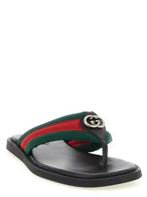 Gucci Incrocio Gg' Sandals