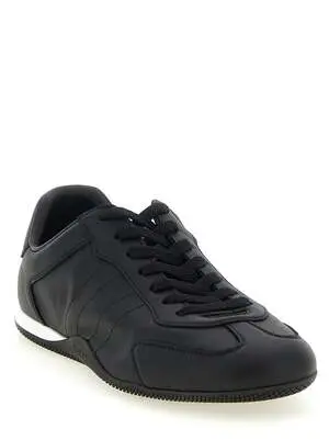 Gucci Shift Leather Sneakers - Black