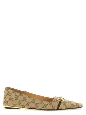 Gucci Vittoria' Ballet Flats - Cream