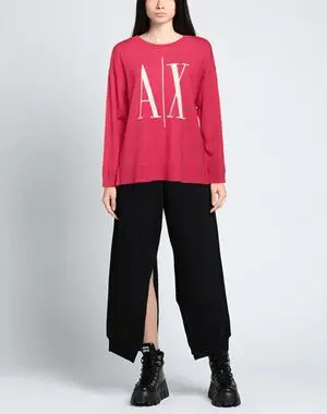 Armani Exchange Sweater Size Virgin Wool, Wool, Polyamide - Red