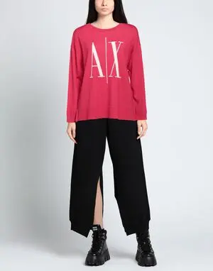 Armani Exchange Sweater Size Virgin Wool, Wool, Polyamide - Red