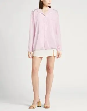 Fabiana Filippi Taffeta Shirt With Piped Trims