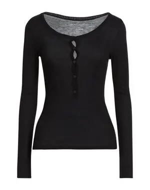 Majestic Filatures T-shirt Size Viscose - Black