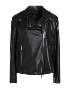 Armani Exchange Jacket Size Polyester, Polyurethane - Black