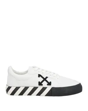 OFF-WHITE™ Off- Sneakers Size Textile Fibers, Leather - White
