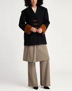 Rabanne Coat Size Virgin Wool, Polyamide, Cotton