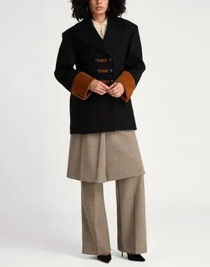 Rabanne Coat Size Virgin Wool, Polyamide, Cotton