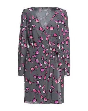 Emporio Armani Mini Dress Size Silk - Grey