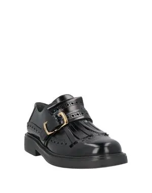 TOD'S Leather Loafers With Monk Strap And Fringes