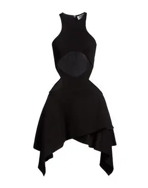 Attico Mini Dress Size Cotton, Elastane - Black