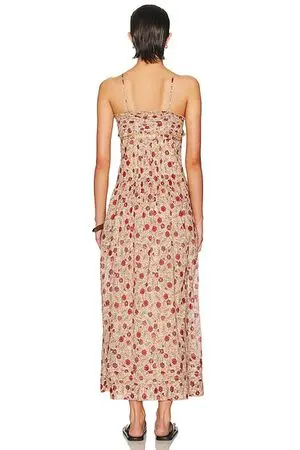 Isabel Marant Étoile Demy Printed Cotton Midi Dress