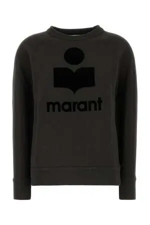 Isabel Marant Étoile Slate Cotton Blend Millyny Sweatshirt - Black
