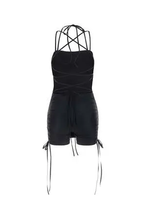 Balenciaga Stretch Nylon Mini Dress