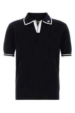 Dolce & Gabbana Midnight Knit Polo Shirt