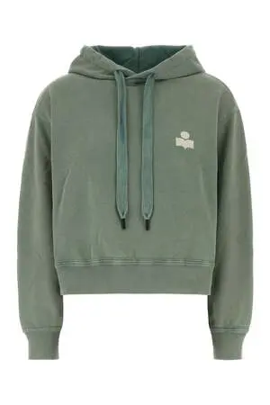 Isabel Marant Étoile Sage Cotton Blend Salmy Sweatshirt - Green