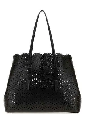 Alaïa Leather Mina 37 Shopping Bag