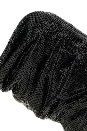 Benedetta Bruzziches Embellished Fabric Small Venus Clutch