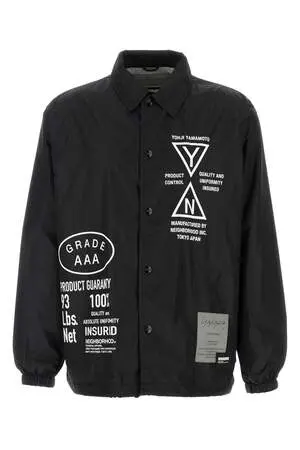 Yohji Yamamoto X Neighborhood Nylon Windbreaker - Black