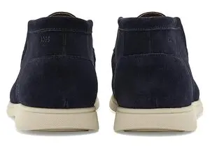 BOSS Sienne Wallaby Ankle Boots With Moc Toe - Blue