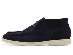 BOSS Sienne Wallaby Ankle Boots With Moc Toe - Blue