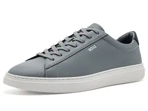 BOSS Kieran Mesh Cupsole Sneakers Shoes Medium Gray - Brown
