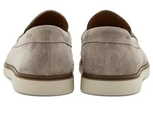 BOSS Hedley Suede Loafers Flat Shoes Dark - Beige