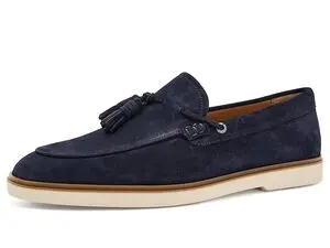 BOSS Hedley Suede Tassel Loafers - Dark Blue